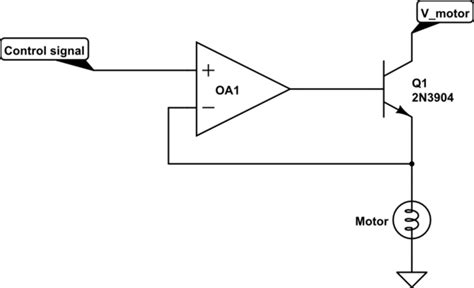 Pid Controller Controlling A Dc Motor Via An Analog Pid Circuit