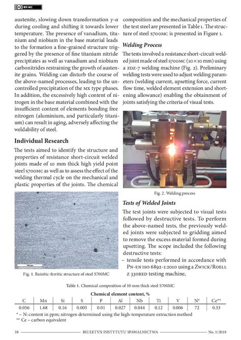Properties And Structure Of Resistance Short Circuit Welded Joints In