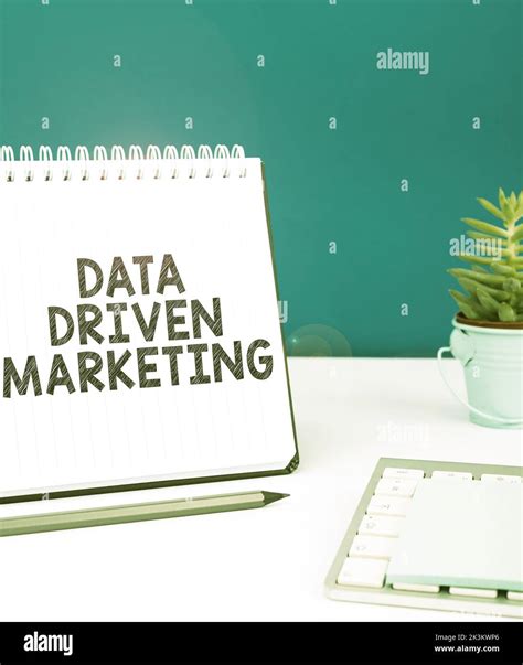 Sign Displaying Data Driven Marketing Concept Meaning Strategy Built On Insights Analysis From
