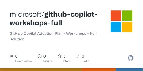 Github Microsoftgithub Copilot Workshops Full Github Copilot