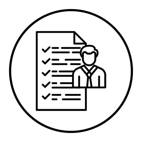 Ilustración Del Vector De Evaluación Del Empleado Vector Premium