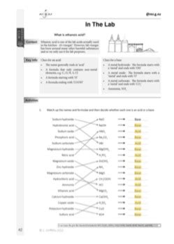 Acids Bases In The Lab Names Formulae Notes Worksheet Ans Mr G Nz