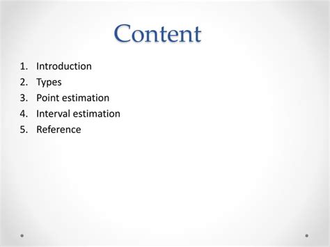 Unit I Statistical Parameter Estimation Pptx Physics Science