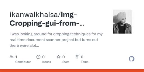 github ikanwalkhalsa img cropping gui from scratch i was looking