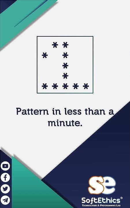 Pattern One Code Print One Pattern In Less Than A Minute Shorts Patternshorts Youtube