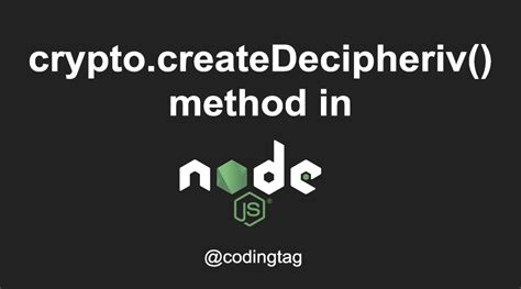 crypto createdecipheriv method in node js