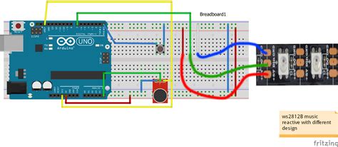 How To Make Music Reactive Ws2812b Leds With Multi Pattern Trybotics