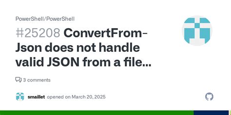 Convertfrom Json Does Not Handle Valid Json From A File Input But The Same Content As A String