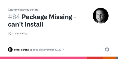 package missing can t install · issue 84 · jupyter xeus xeus cling