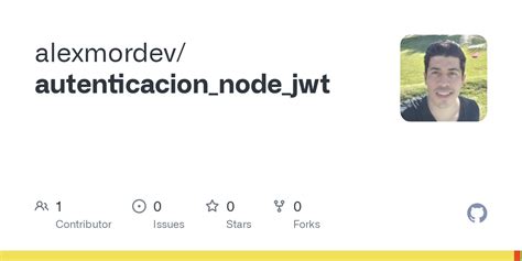 GitHub Alexmordev Autenticacion Node Jwt