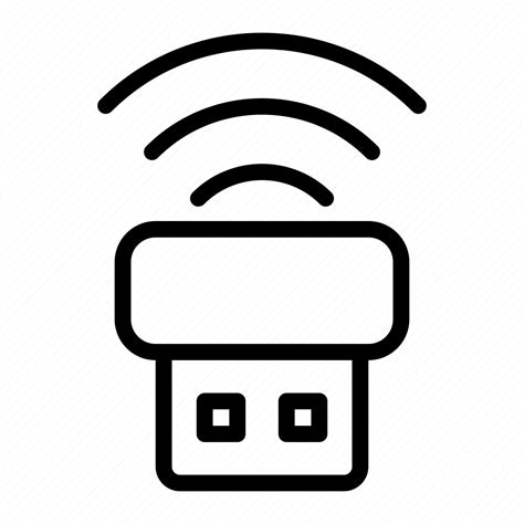 Adapter Usb Wifi Wireless Icon Download On Iconfinder