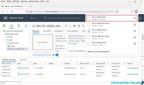 export and import vmware vsphere 6 7 virtual machines in ovf ova