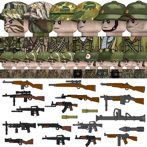 Ww2 Military Soldeirs Figures Building Blocks Us 101st Airborne