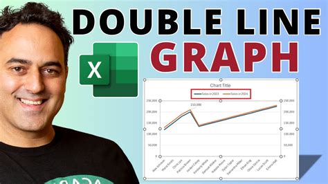 Double Line Graph In Excel Quick And Easy Tutorial Youtube