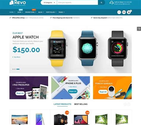 Revo Responsive Woocommerce Wordpress Theme