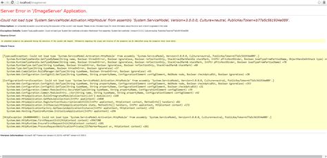 Troubleshooting Could Not Load Type ‘system Servicemodel Activation