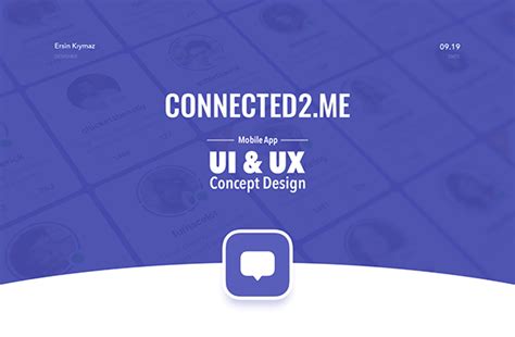 Connected Me Anonymous Chat UI UX Concept Design Behance