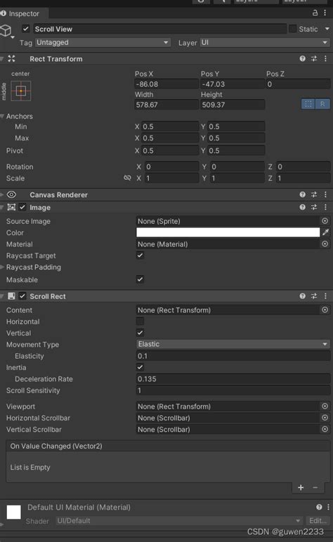 Unity制作下拉列表unity 下拉框 Csdn博客