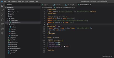 基于vue3tsvitecesium创建项目vite Ts Cesium Csdn博客