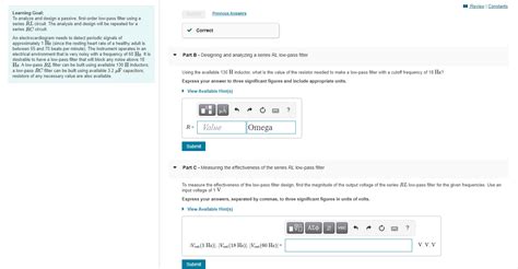 solved review constants submit previous answers correct