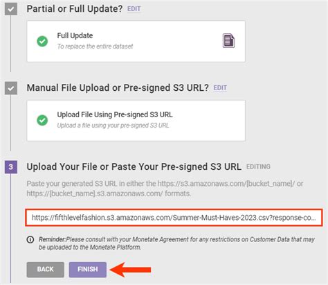 create a recommendations dataset monetate knowledge base