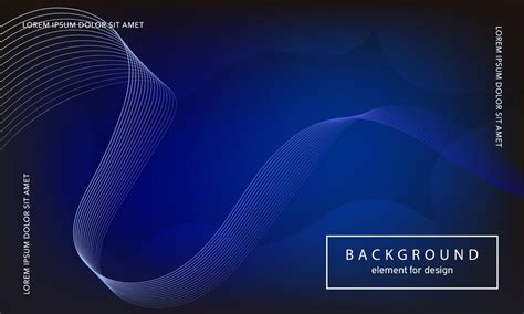 Premium Vector Abstract Gradient Background Wave Element For Design Poster Digital Frequency