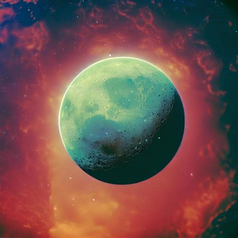 Premium Ai Image Planet Vintage