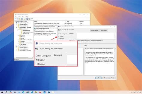 如何在 Windows 10 上禁用锁定屏幕