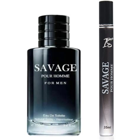Savage for Men - 3.4 Fl Oz Cologne + Travel Spray/Oil Roll (Pack of 2 ...