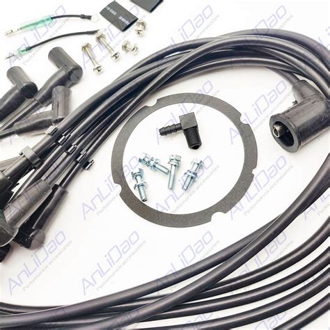 Mercruiser Thunderbolt V6 Ignition Sensor Tune-Up Kit Cap Rotor spark plug wires | eBay