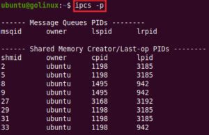 Ipcs Command Examples In Linux Cheat Sheet GoLinuxCloud
