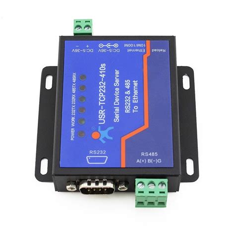Usr Tcp232 410s Serial To Ethernet Converter Support Modbus Rtuandtcp Power Supply Shopee Malaysia