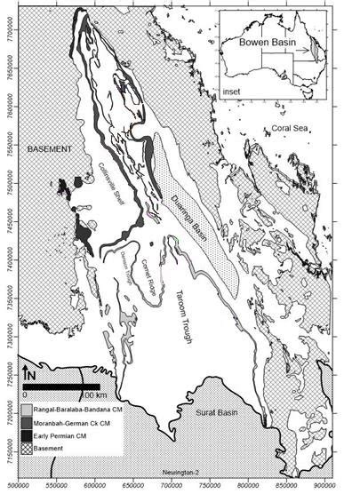 Structural Elements And Coal Measures Of The Bowen Basin Download Scientific Diagram