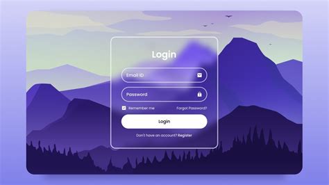 Login Form Using Html And Css Youtube