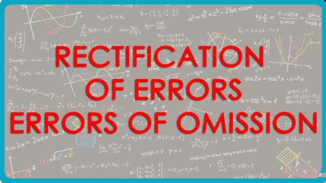 What Is An Error And Omission At Sherlyn Weyer Blog