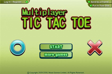 Screenshot Of Multiplayer Tic Tac Toe Browser 2008 Mobygames