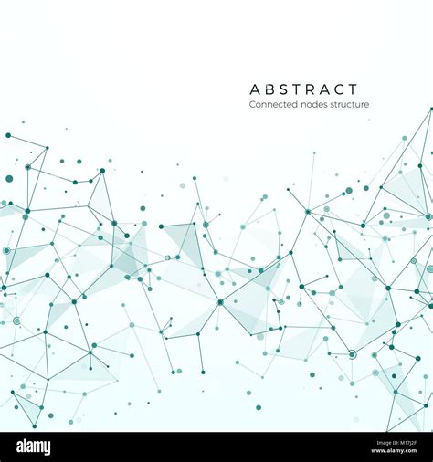 Abstract Molecular Structure Stock Vector Images Alamy