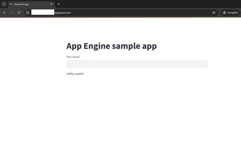 Gcp App Engine Integration Deployment Streamlit