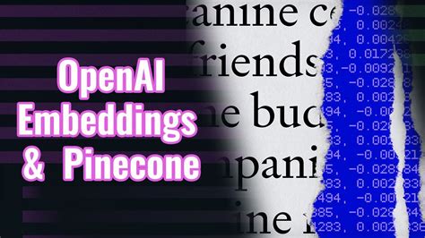 Como Utilizar Openai Embeddings E Pinecone Para Busca Semântica Youtube