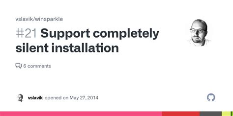 Support Completely Silent Installation Issue Vslavik Winsparkle GitHub