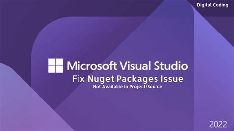 Nuget Package Manager Not Showing In Visual Studio 2022 Unable To