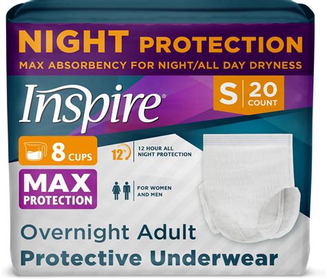 Inspire Adult Diapers Women Or Men Max Absorbency Our