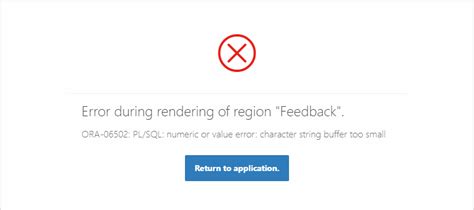 Oracle APEX 5 1 2 Feedback Region Stack Overflow