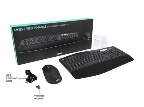 Logitech Mk850 Performance Wireless Keyboard And Mouse Combo 920 008219