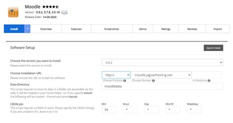 Cara Install Moodle Di Hosting Knowledge Base Jagoan Hosting Indonesia
