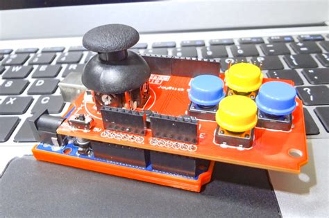 【arduino】ジョイスティックシールドを使ってみる！無線モジュールnrf24l01とのコンビで便利に使えます！ ぶらり＠web走り書き