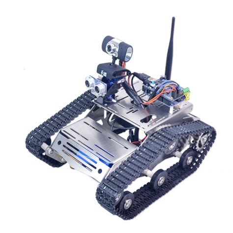 Xiao R Diy Wifi Video Smart Robot Tank Car For Arduino Uno R3 With Camera Ptz