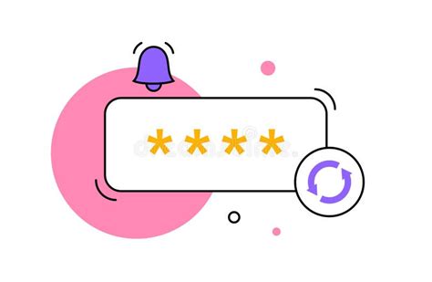 Reset Password Action Stock Vector Illustration Of Phone 254798492