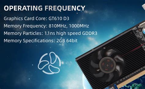 Gt610 Graphics Card 2gb 64bit Ddr3 Gpu Pc Graphics Card Hdmi Dvi Vga