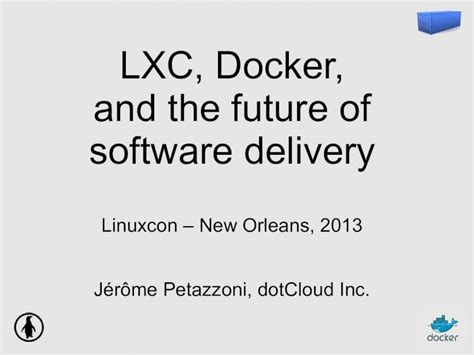 pdf lxc docker and the future of software deliveryphd artsedighi